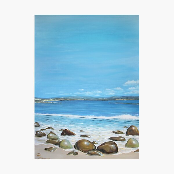 Lámina fotográfica «La playa. La vista desde la playa de Rosemarkie» de ...