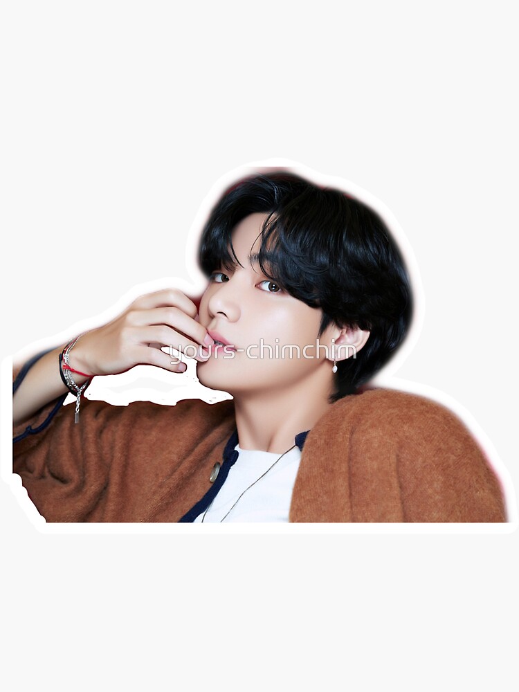 "BTS V Sticker" Sticker by yours-chimchim | Redbubble