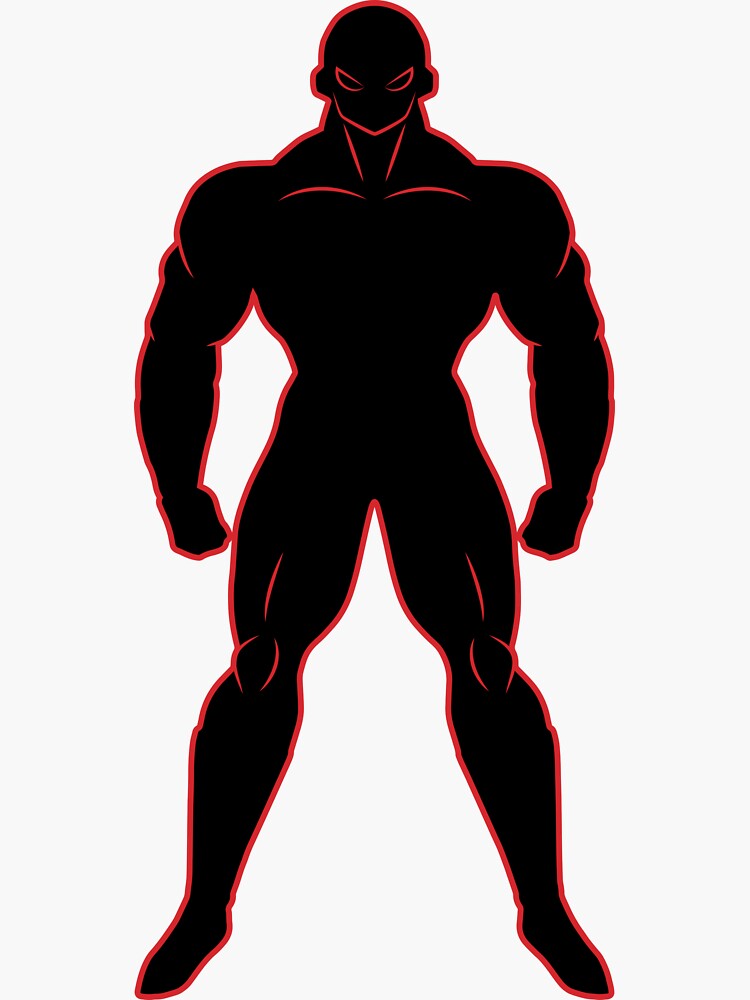 "Jiren Dragon Ball" Sticker by WiredDesigns | Redbubble