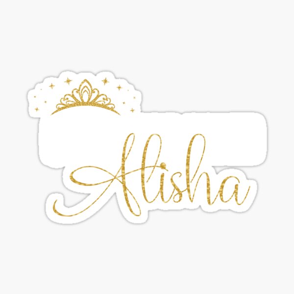 Pegatina «El nombre de Queens Are Named Alisha personalizado gráfico de ...