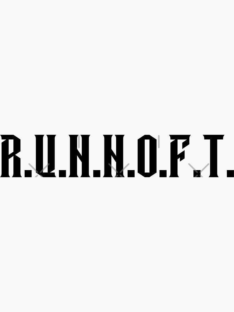 "RUNNOFT, Oh Brother Where Art Thou" Sticker for Sale by ...