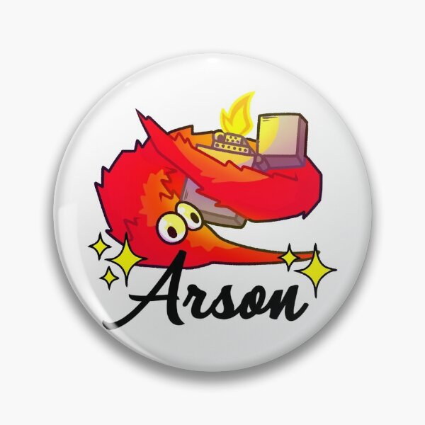 " ARSON Worm on a string" Pin for Sale by WaterMel0nArtz | Redbubble