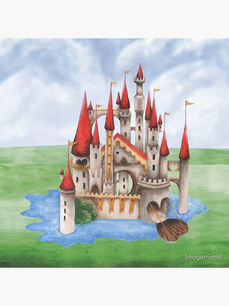 "The Red Queen's Wonderland Castle" Poster for Sale by ImogenSmid ...