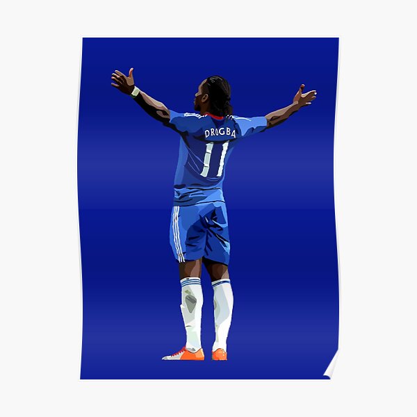 "Legend Didier Drogba" Poster for Sale by TDCartoonArt | Redbubble