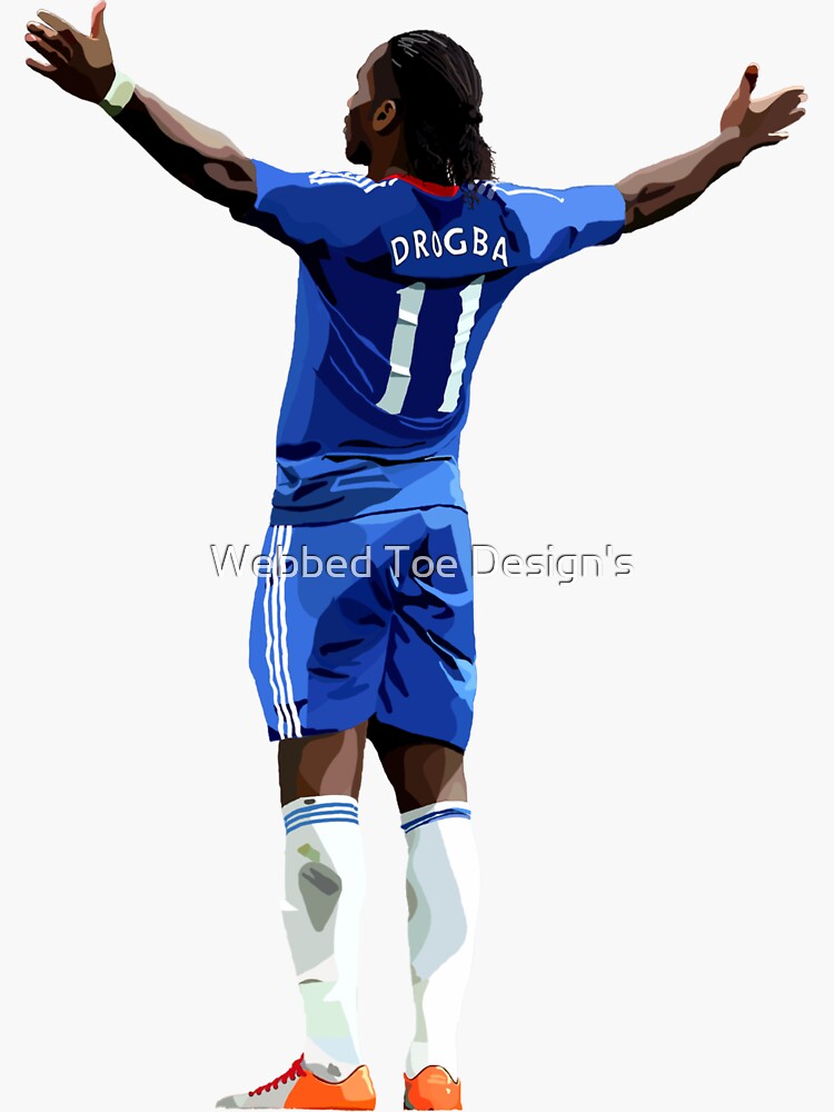 "Legend Didier Drogba" Sticker for Sale by TDCartoonArt | Redbubble