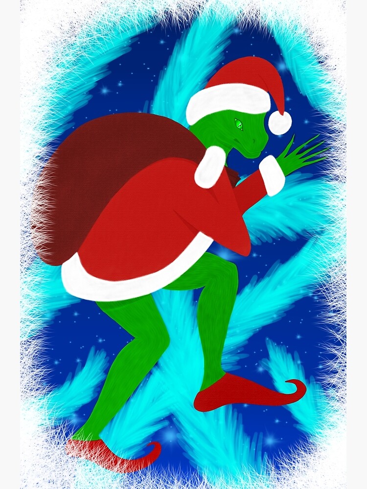 "The Grinch Dragon" Poster for Sale by lenamur | Redbubble