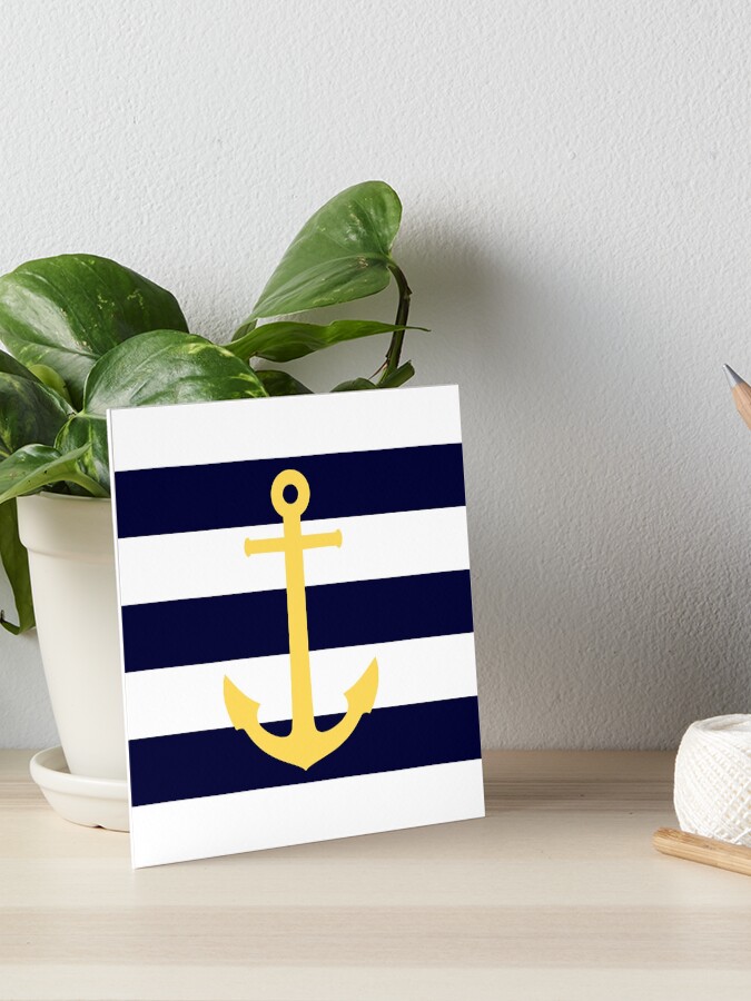 Yellow Navy Anchor And Printables US NAVY ANCHOR