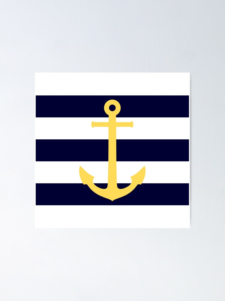 Yellow Navy Anchor And Printables US NAVY ANCHOR