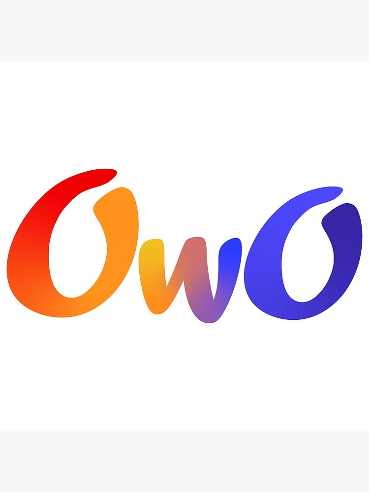 "OwO Face" Poster by RRiDesigns | Redbubble