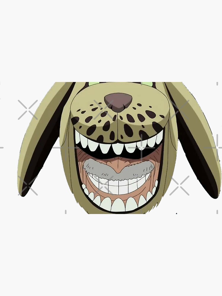"monkey D garp mask" Sticker for Sale by Otakugeneration | Redbubble