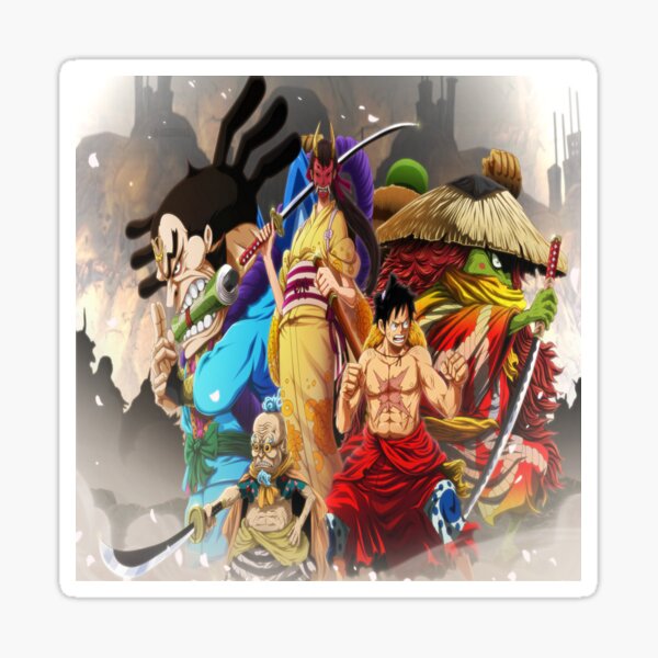 "One piece wano" Sticker for Sale by Mattfly86 | Redbubble