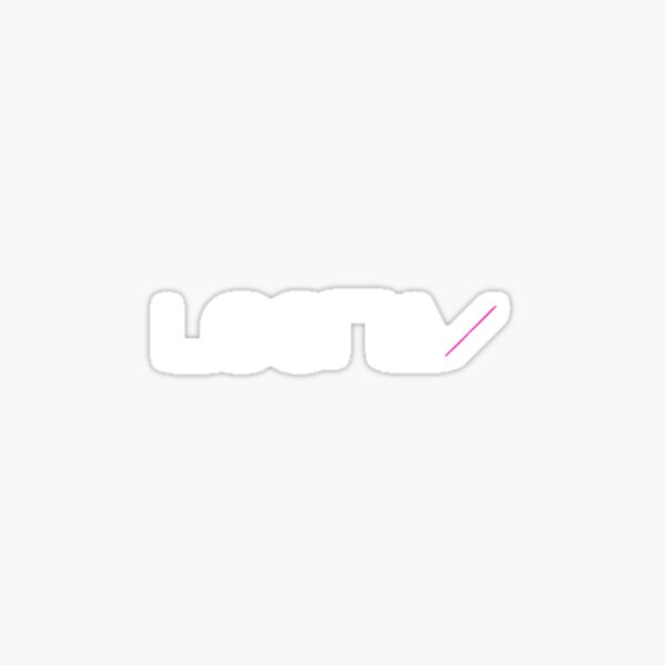 "BEST SELLER - Loona logo Merchandise" Sticker by badgergaz | Redbubble