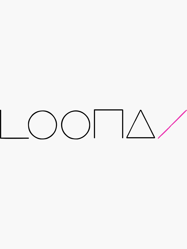 "BEST SELLER - Loona logo Merchandise" Sticker for Sale by badgergaz ...