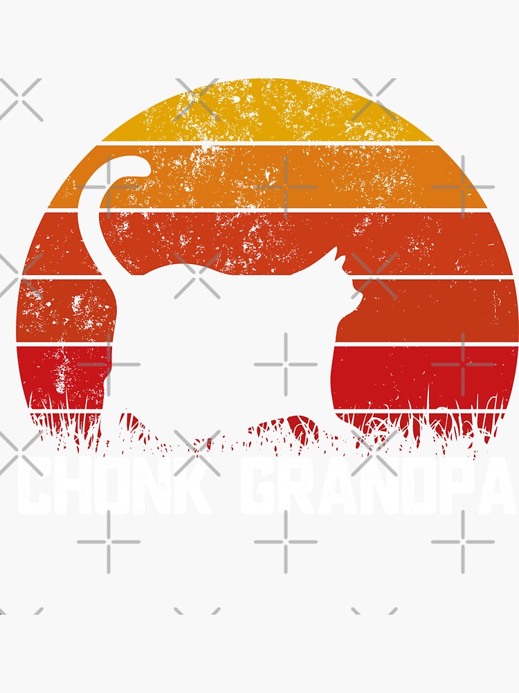 "Cat chonk Scale Meme Funny Retro Style Vintage Cats Memes gift for ...