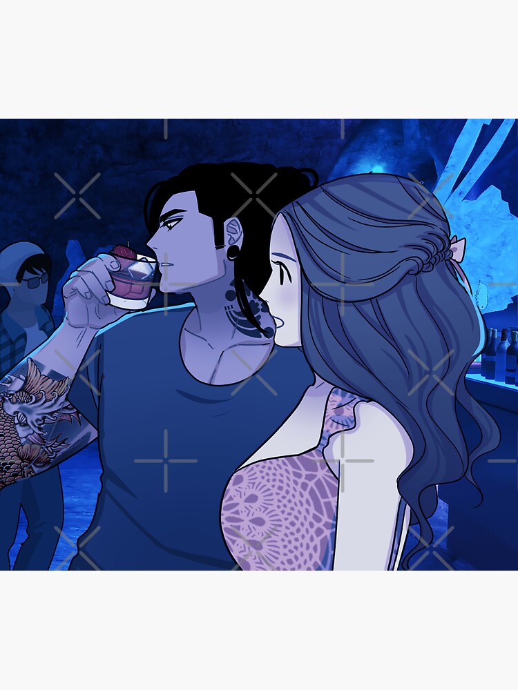 Pegatina «La mina de la dama - 55» de lilydusk | Redbubble