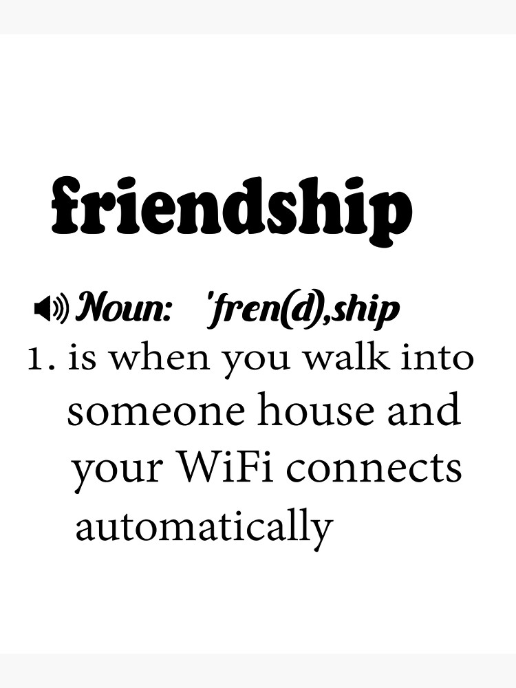 "Funny friendship Definition, Gift Idea For friends,Funny Definition ...