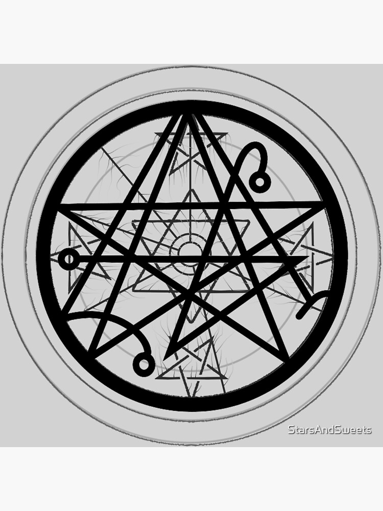 "Lovecraft Cthulhu Pentagram" Poster for Sale by StarsAndSweets | Redbubble