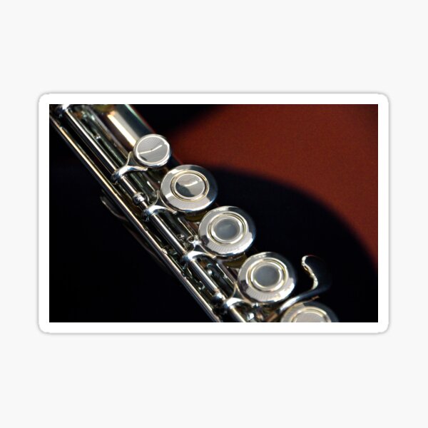 "Flute " Sticker for Sale by bareri | Redbubble