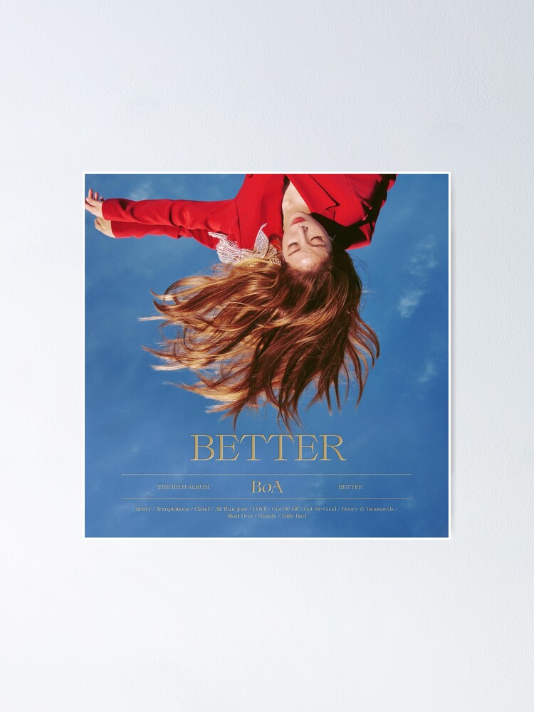 "BOA - BETTER" Poster for Sale by peachy-bubbles | Redbubble