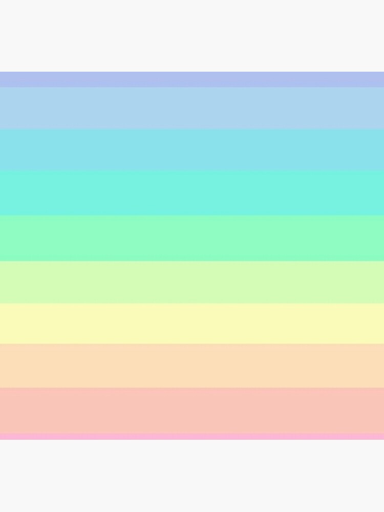 "Pastel Rainbow Colors" Poster by asun5 | Redbubble