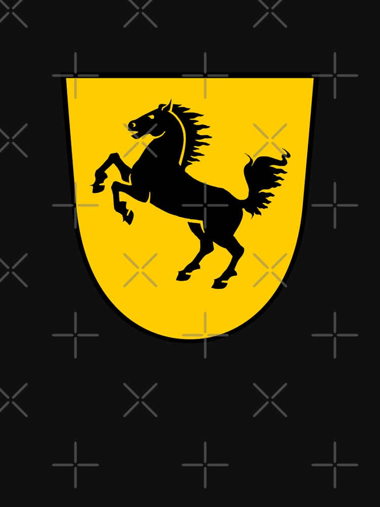 "Stuttgart horse wappen flag coat of arms" T-shirt for Sale by ...