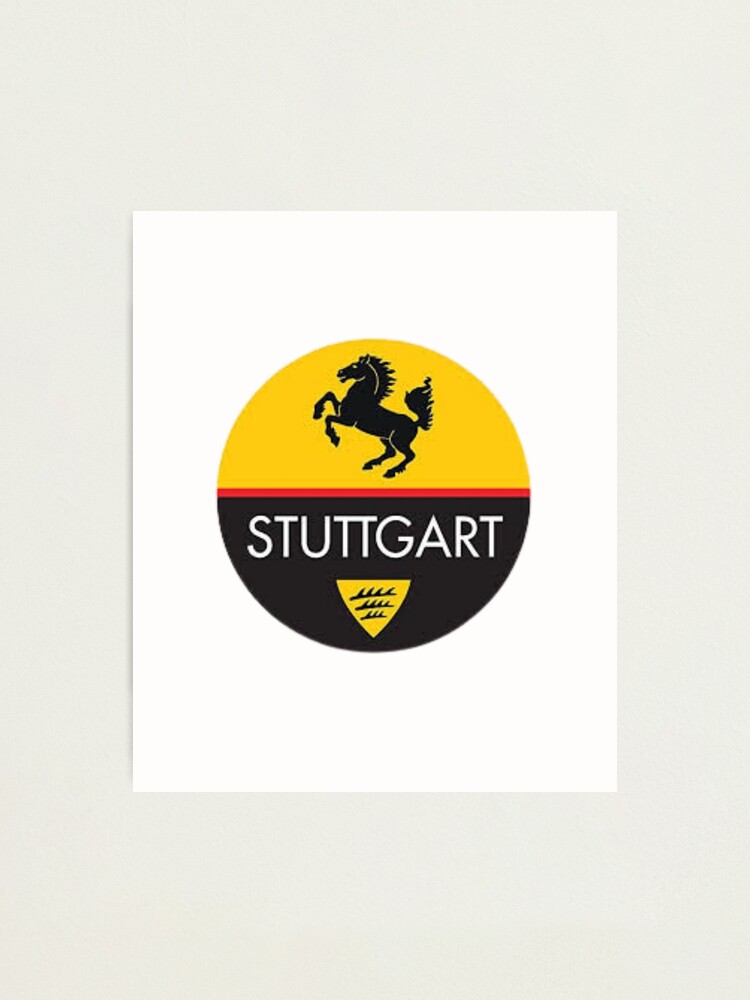 Lámina fotográfica «Stuttgart wappen bandera escudo de armas escudo» de ...