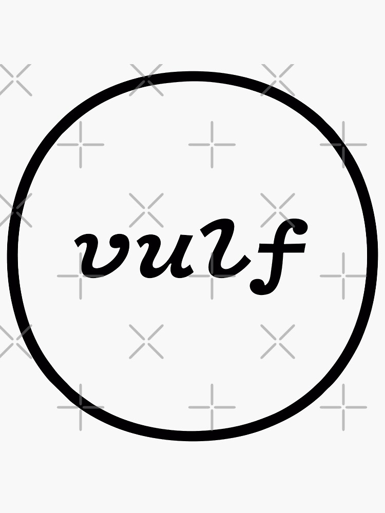 "Vulfpeck Vulf" Sticker for Sale by tvsummers | Redbubble