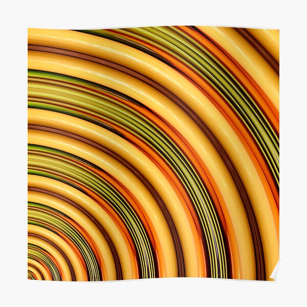 "Solar salsa orange green yellow colorama texture collection" Poster ...