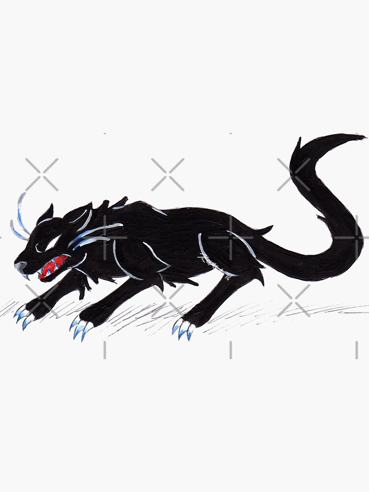 "Unsheathed Claws" Sticker by KOKeefeArt | Redbubble