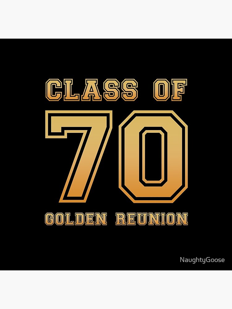 "Class of 70 1970 class reunion 50th golden reunion" Coasters (Set of 4 ...