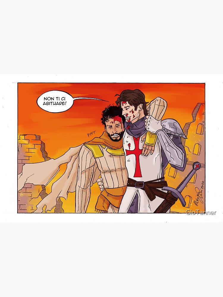 "Joe x Nicky The Old Guard" Sticker for Sale by GioTanner | Redbubble