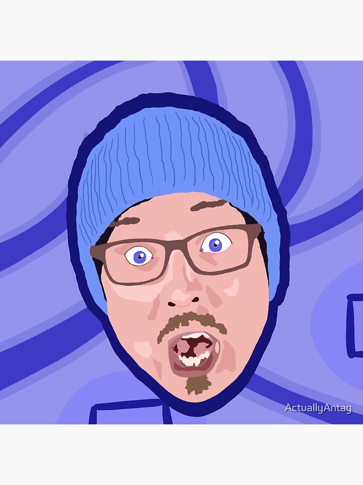"Kevin Lieber Vsauce2" Sticker by ActuallyAntag | Redbubble