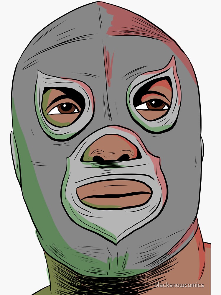 Pegatina «El santo» de blacksnowcomics | Redbubble