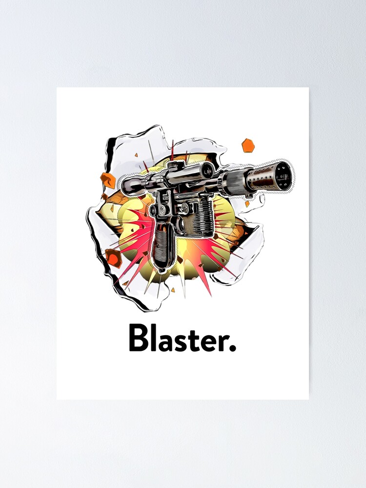 "Retro Blaster" Poster for Sale by Everywares | Redbubble