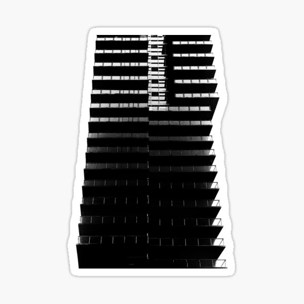 "Blacked Glass Facade" Sticker for Sale by Tritonn204 | Redbubble