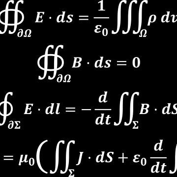 "Maxwell equations" Sticker for Sale by Keno185 | Redbubble