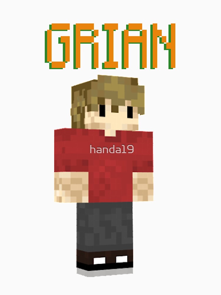 "GRIAN" T-shirt for Sale by handa19 | Redbubble | grian t-shirts ...