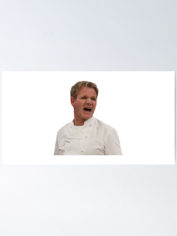 "Gordon Ramsay" Poster for Sale by alekoberidze0 | Redbubble