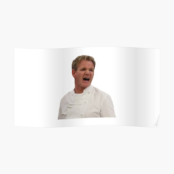 "Gordon Ramsay" Poster for Sale by alekoberidze0 | Redbubble