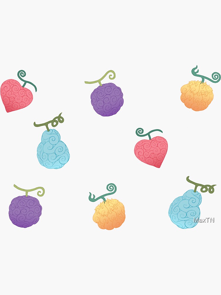 Sticker « One Piece - Devil Fruit », par MaxTN | Redbubble