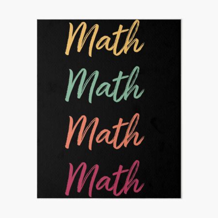 "Math - Folder/Binder " Art Board Print by EssattyN | Redbubble