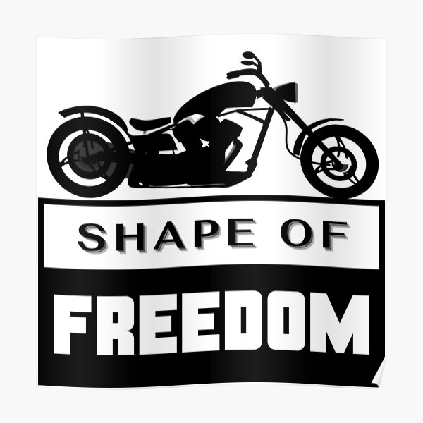 "Shape Of Freedom" Poster for Sale by hongdesign | Redbubble