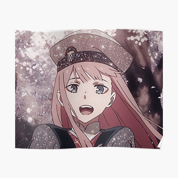Zero Two Anime Poster By Samereisheh Redbubble