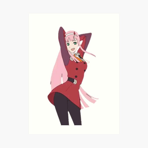 "zero two anime dance " Art Print for Sale by Samereisheh | Redbubble