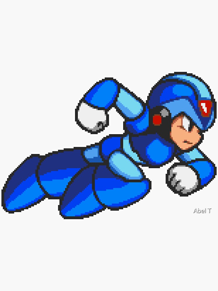 "Megaman x pixelart" Sticker for Sale by Tark-Abelard | Redbubble