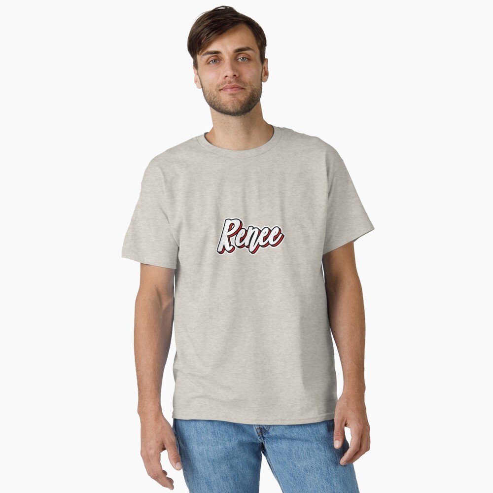 "Renee first name - hand lettering design" Sticker by sulies | Redbubble