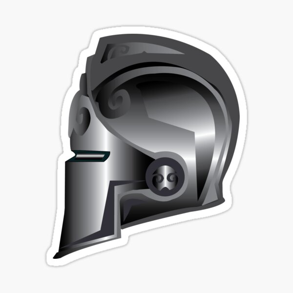 "Knights - knight face vector artwork " Sticker by designer-anu | Redbubble