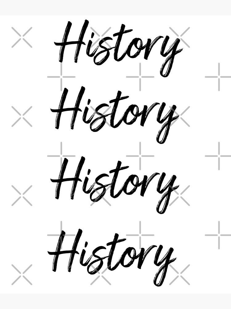 "History - Folder/Binder" Poster for Sale by EssattyN | Redbubble