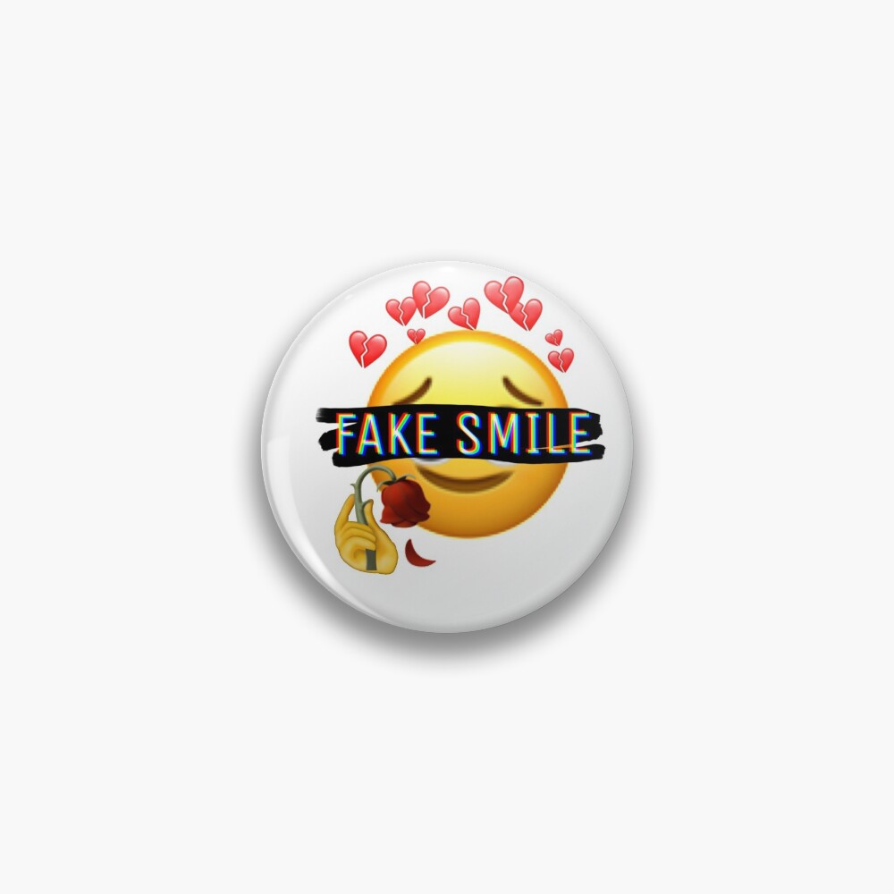 "Fake smile " Sticker for Sale by Aesthetics4life | Redbubble