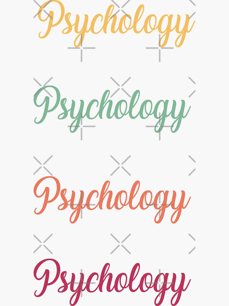 "Psychology - Folder/Binder" Sticker for Sale by EssattyN | Redbubble